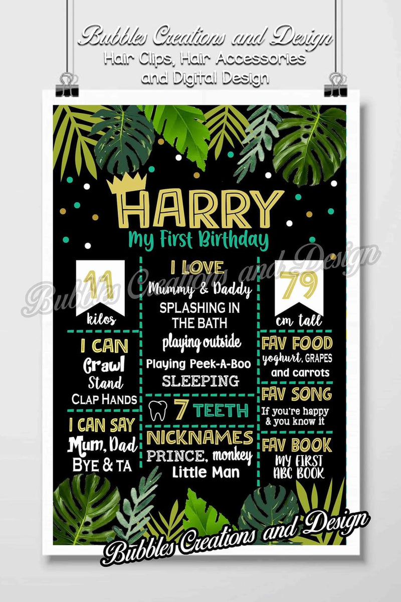 Birthday Board Designs – Bubbles Creations and Design