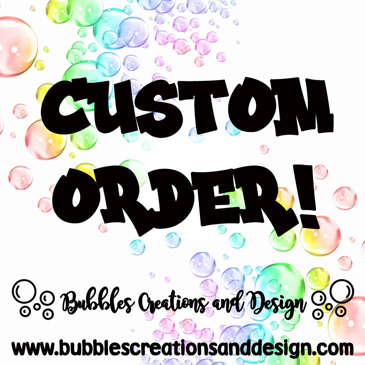 Custom Order - Rebecca - Cake Topper – Bubbles Creations and Design