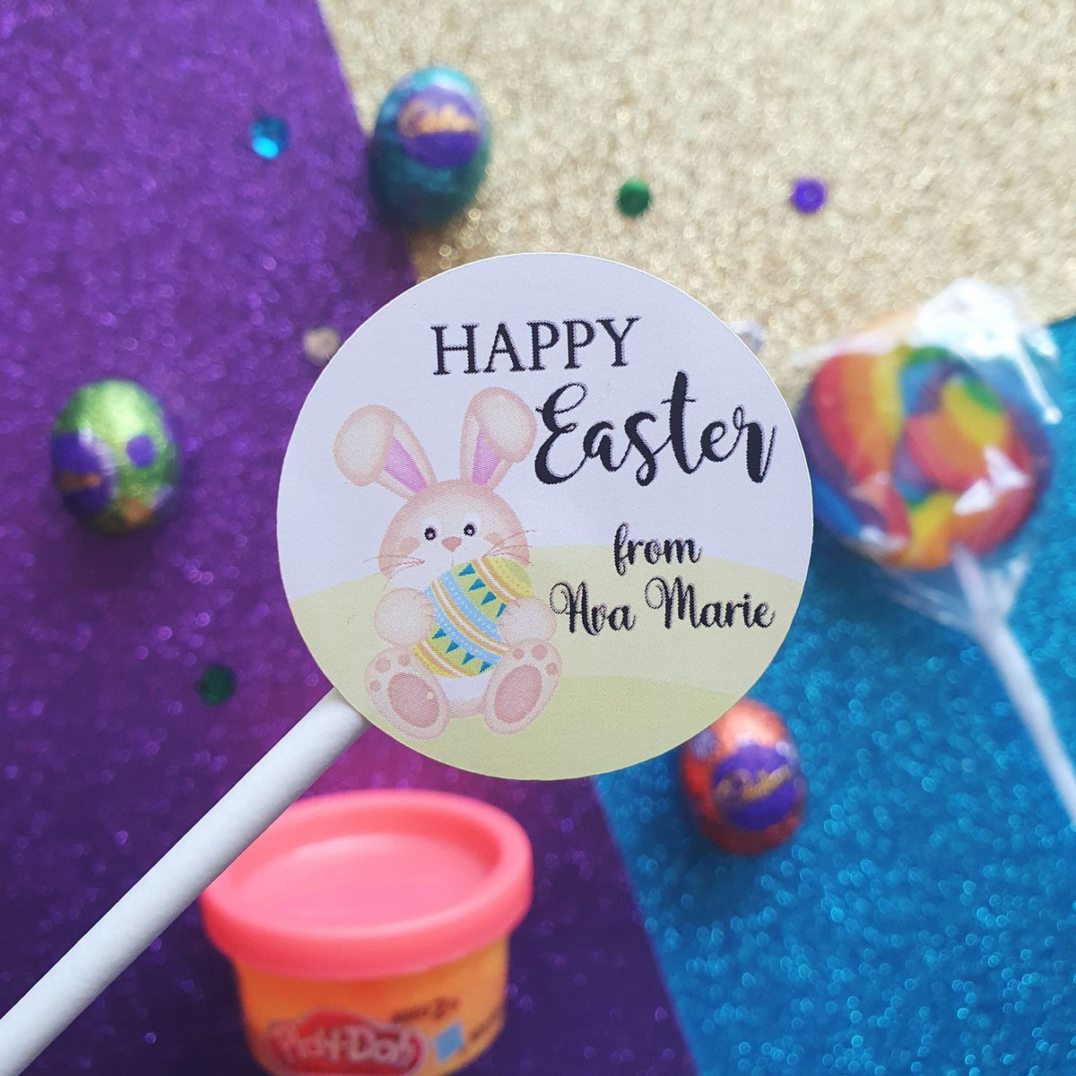 Personalised Easter Stickers – Bubbles Creations and Design